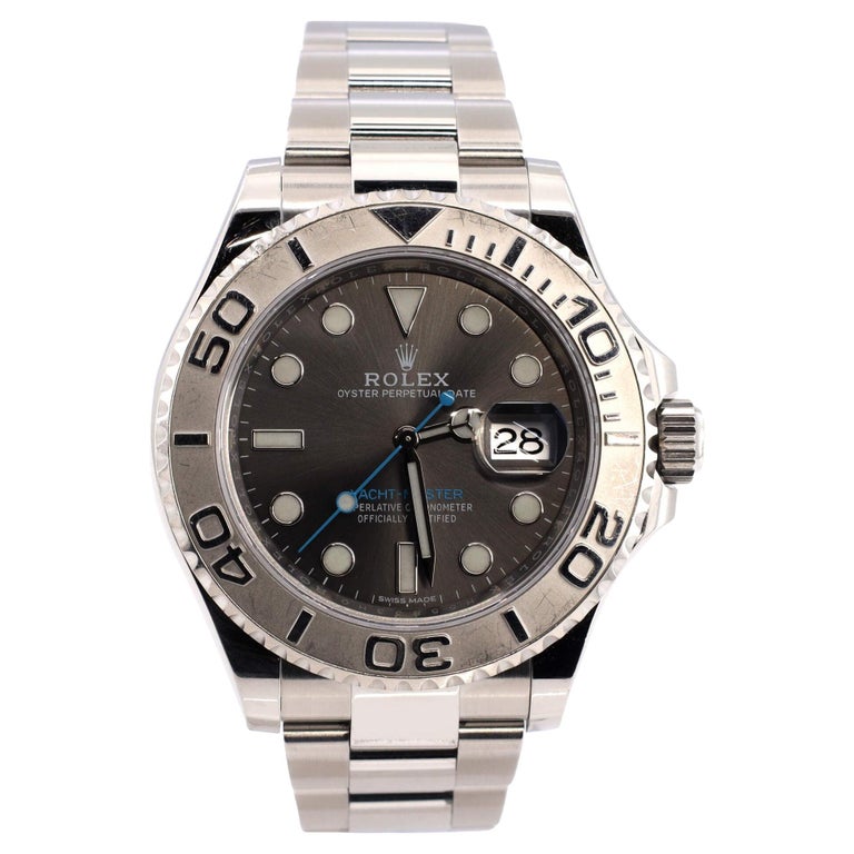 Rolex Oyster Perpetual Yacht-Master Slate Automatic Watch Stainless ...