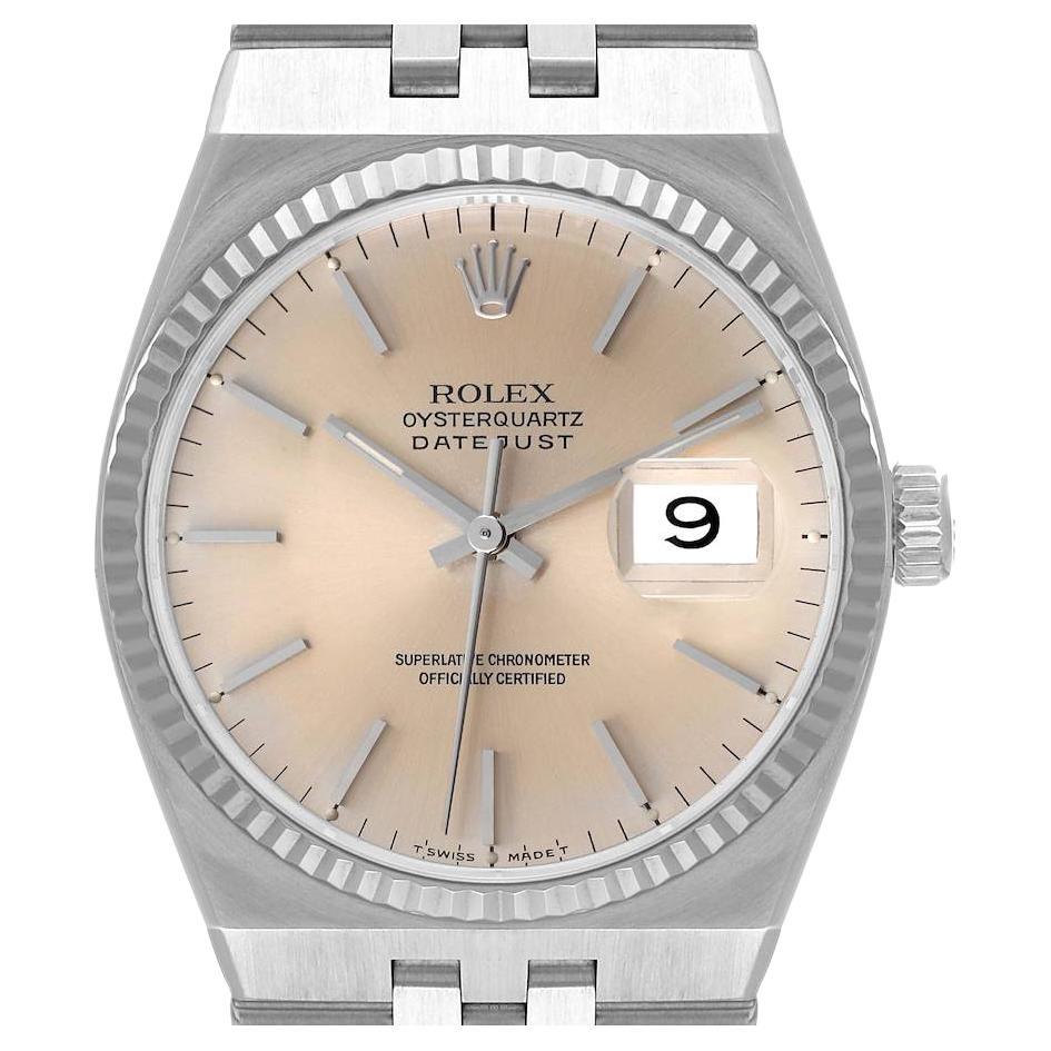 Rolex Cellini Danaos White Rose Gold Men’s Watch 4233 Box Papers at 1stDibs