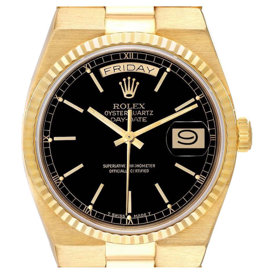 Rolex Oysterquartz President Yellow Gold Champagne Dial Men's Watch ...