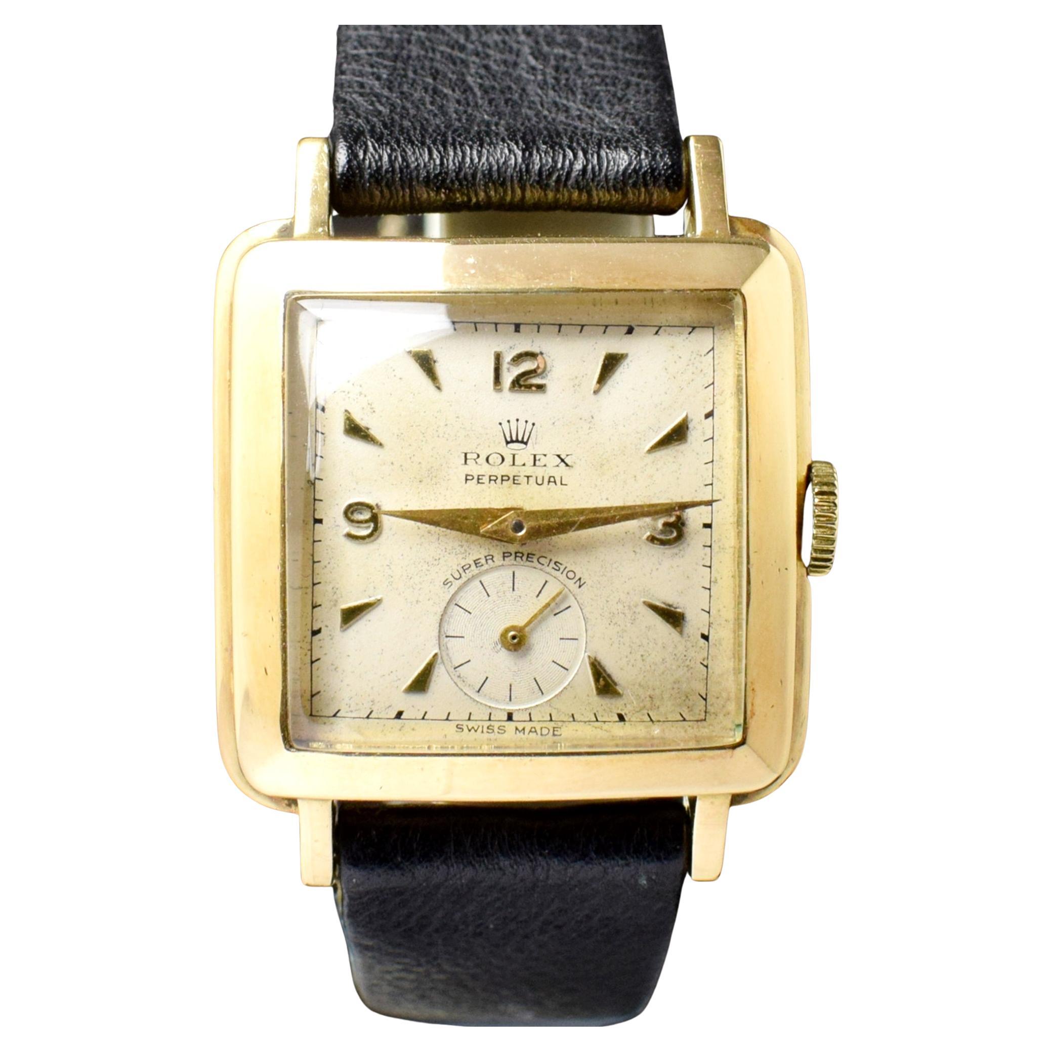 Vintage Rolex Chronometer Reference 5275 Square-Shaped Watch, 1944 at ...