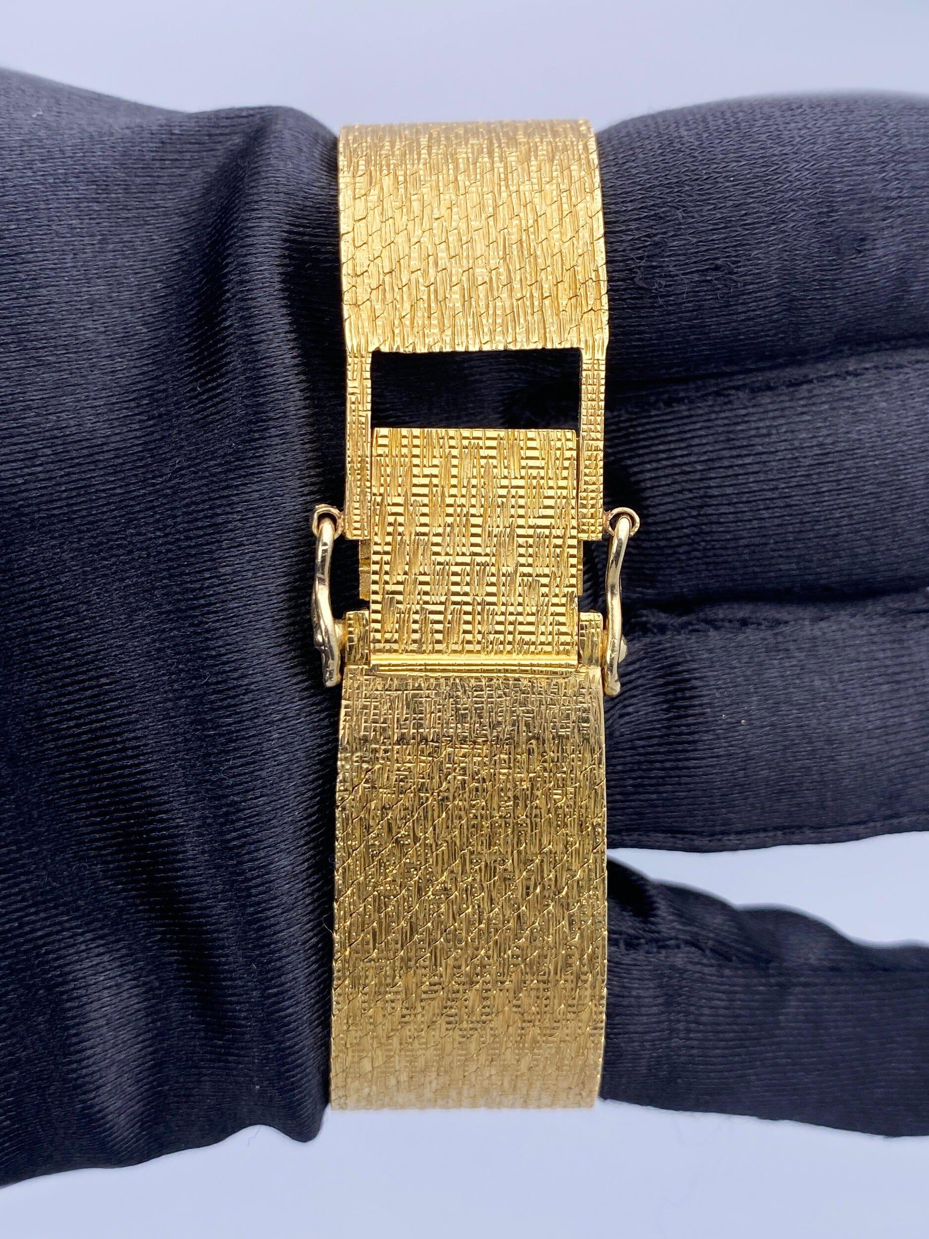 Rolex Precision 9919 Champagne Dial 18k Yellow Gold Vintage Watch For ...