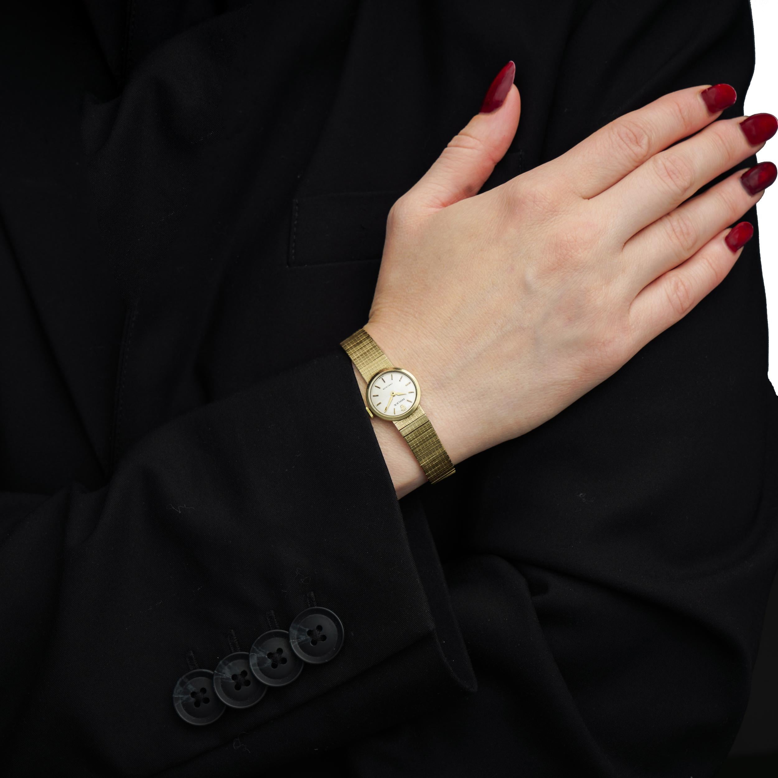 Rolex Precision 9 Karat Yellow Gold Ladies' Cocktail Watch For Sale at ...