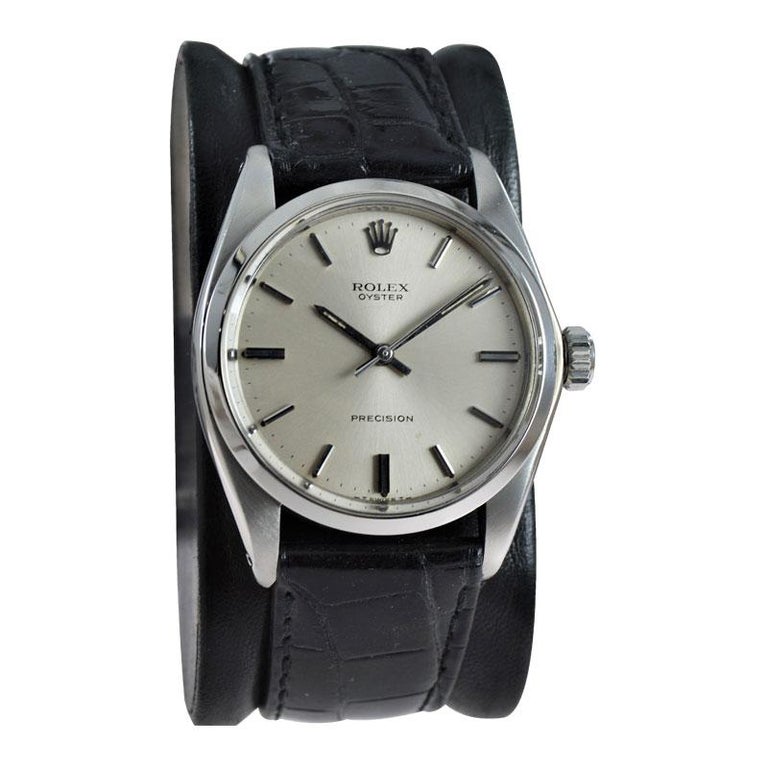 Rolex Precision Stainless Steel Manual Winding Ref 6426 from 1973 or ...