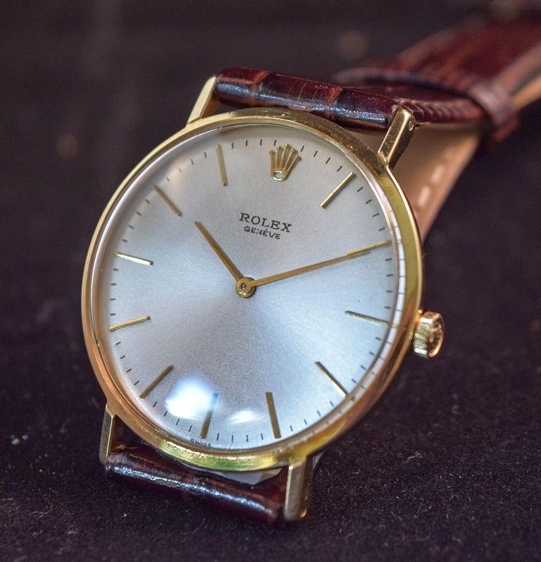 Rolex Precision 18 K Gold and Elegant Watch Center Seconds Ref 9708 For ...