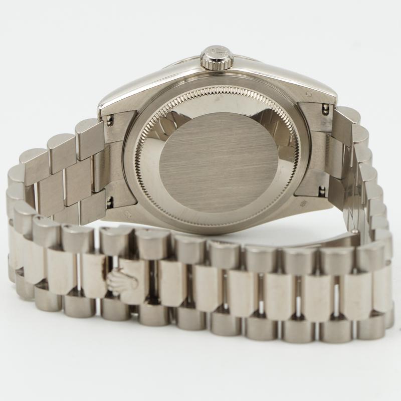 Rolex President 118239 18k White Gold Roman Numeral Day-Date For Sale ...