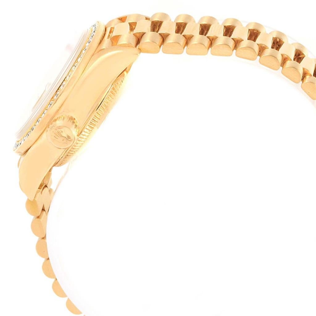 Rolex President Datejust 26 Yellow Gold Diamond Ladies Watch 69138 For ...