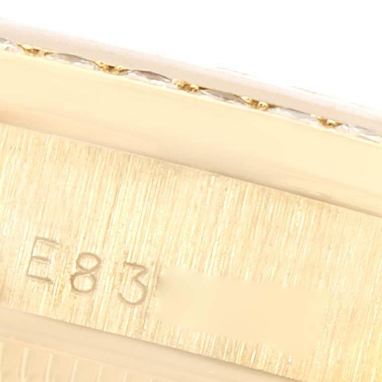 Rolex President Datejust 31 Midsize Yellow Gold Diamond Ladies Watch ...