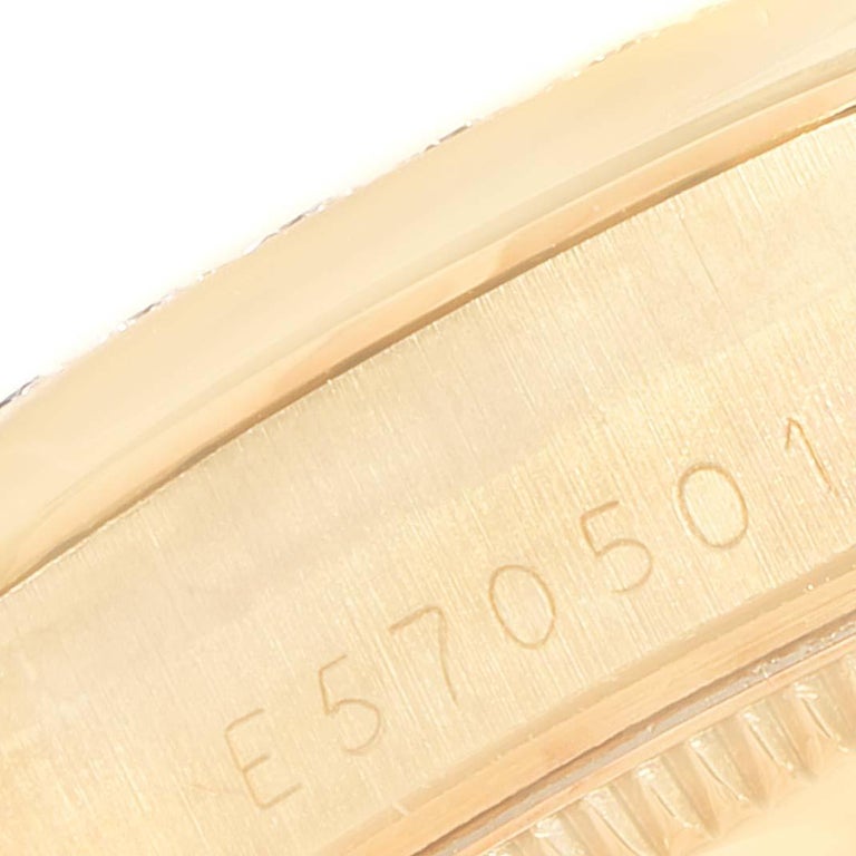 Rolex President Datejust 31 Midsize Yellow Gold Diamond Ladies Watch ...