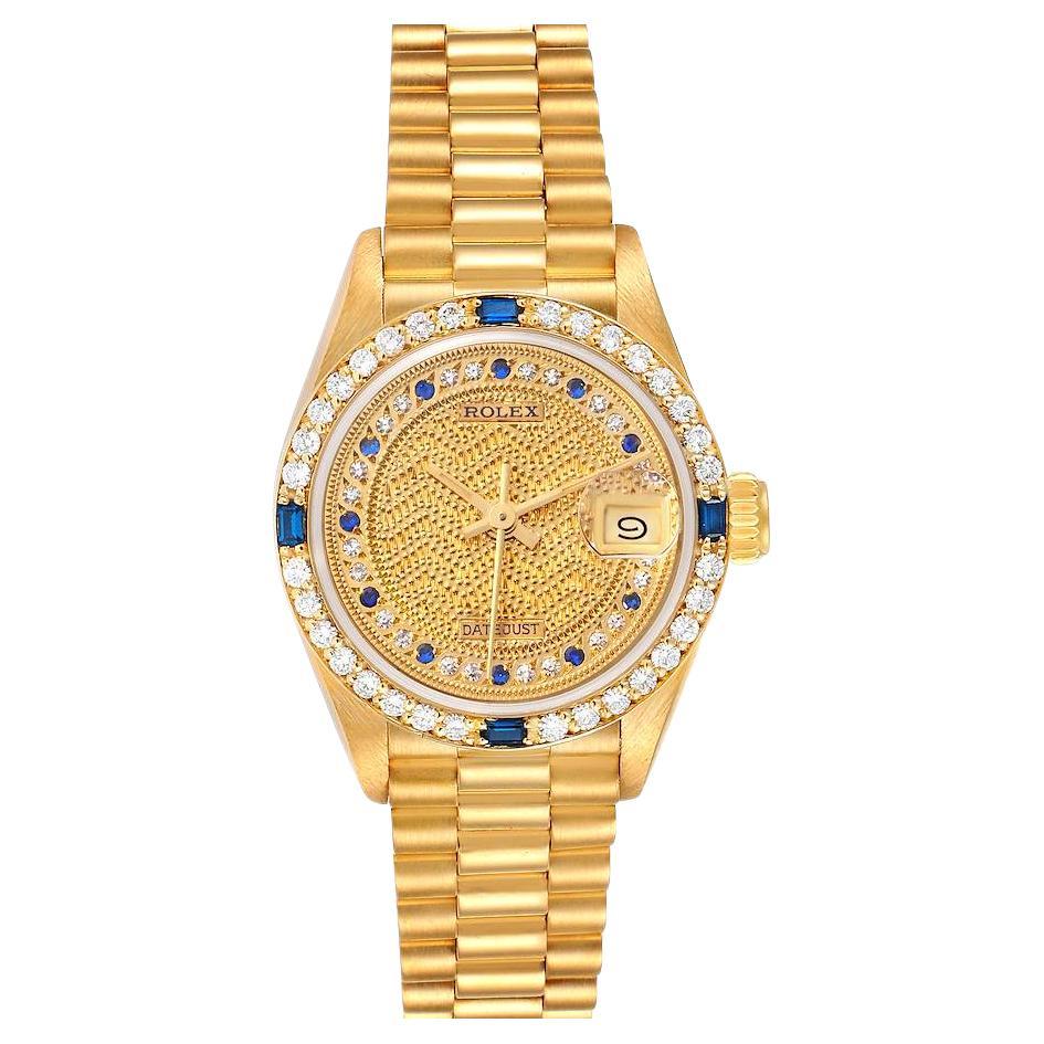 H STERN Faceted Sapphire Ladies Watch at 1stDibs | h stern sapphire ...