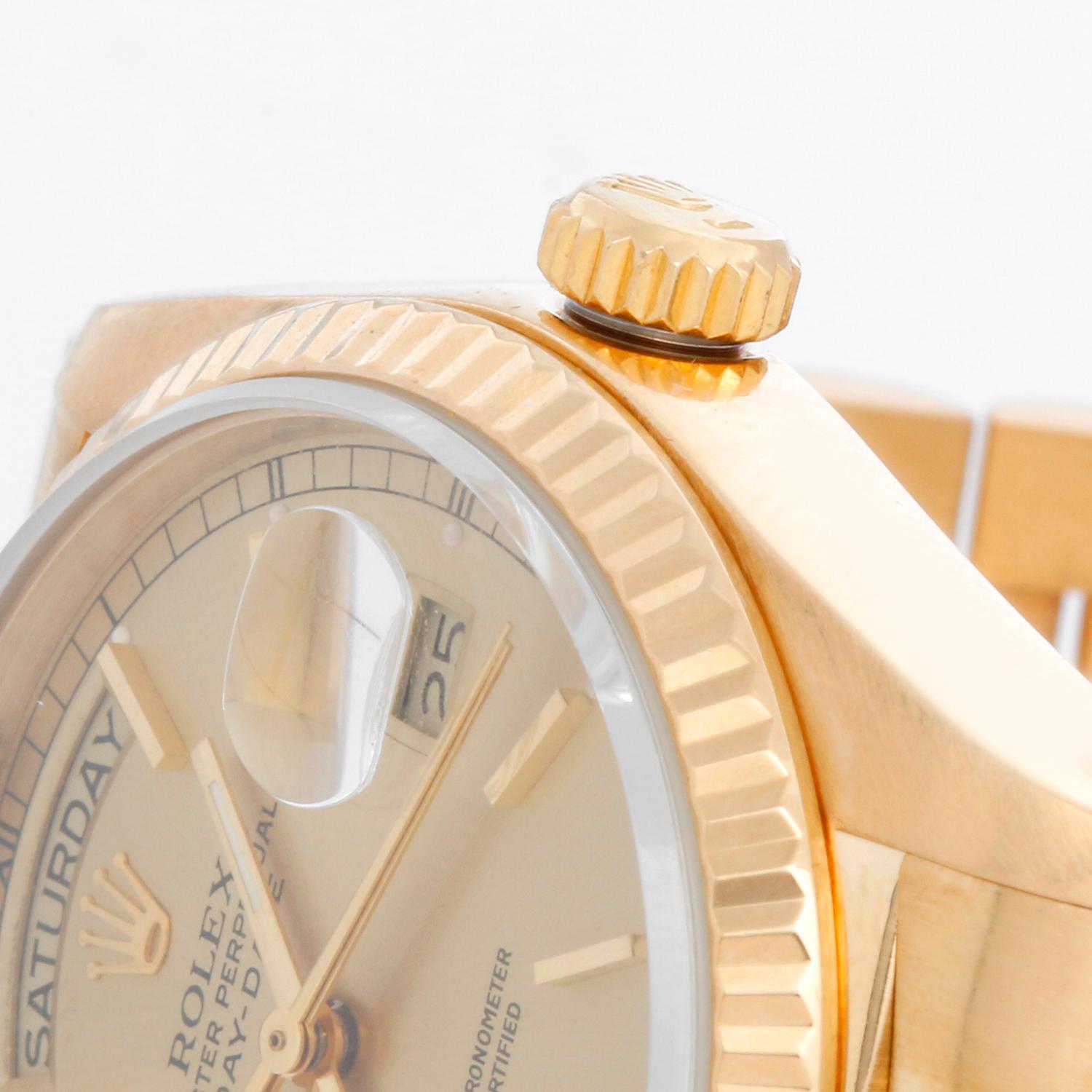 Rolex President Day-Date 18 Karat Yellow Gold Men's Watch 18038 For ...
