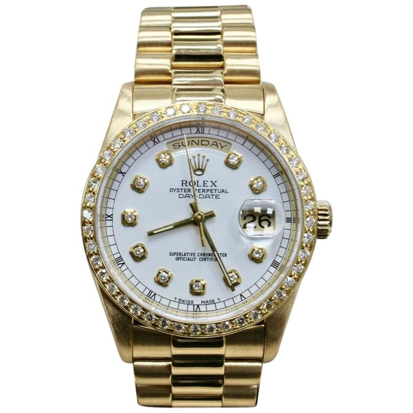 Rolex President White Gold Watches - 116 For Sale on 1stdibs