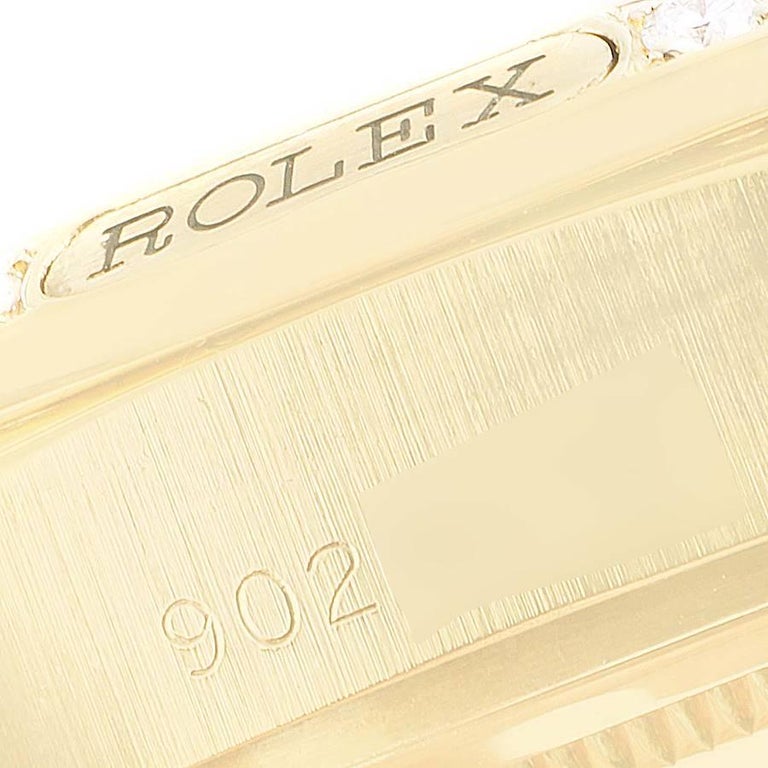 Rolex President Day-Date 18 Karat Yellow Gold Diamond Men’s Watch 18138 ...