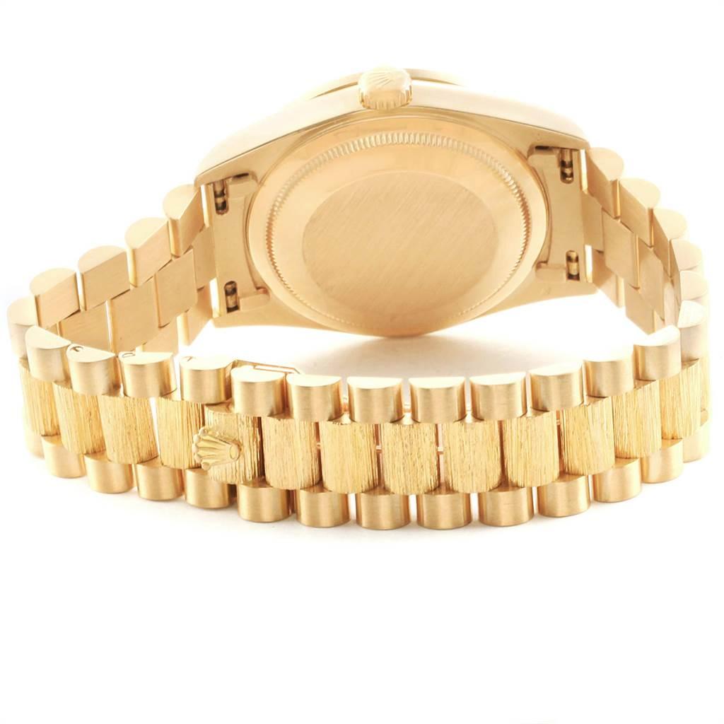 Rolex President Day-Date 18 Karat Yellow Gold Diamond Men’s Watch 18308 ...