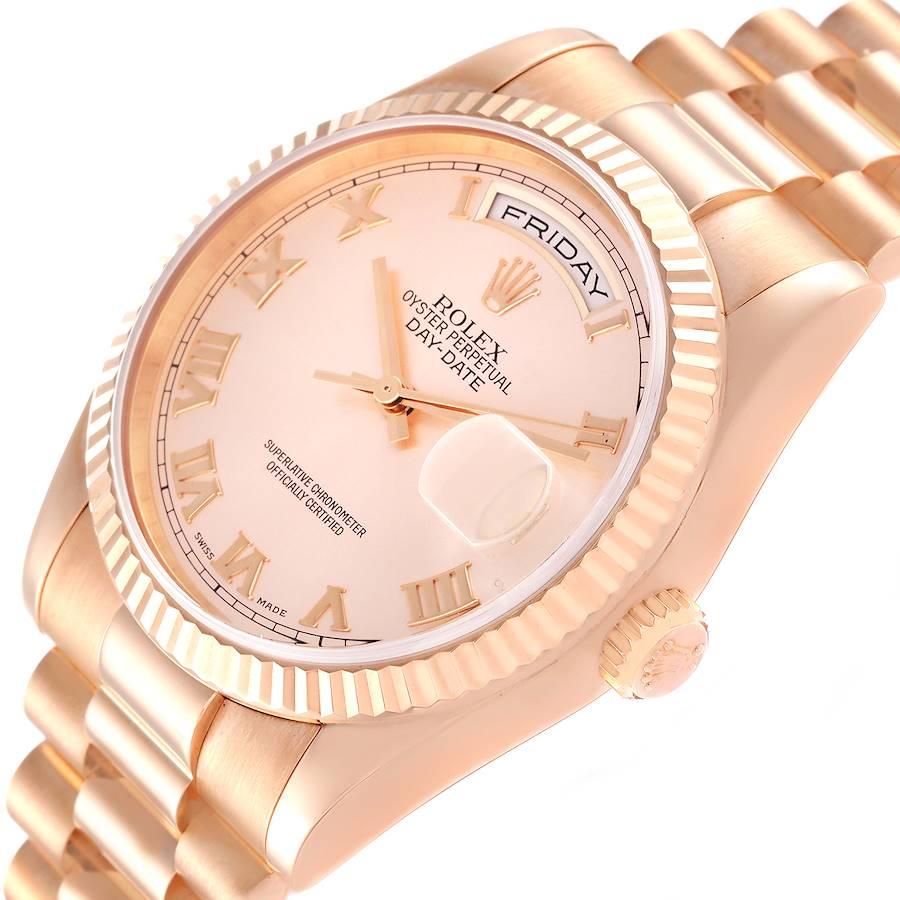 Rolex President Day Date 36 Rose Gold Mens Watch 118235 For Sale at ...