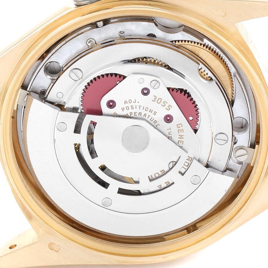 Rolex President Day-Date 36 Yellow Gold Bark Finish Mens Watch 18078 ...