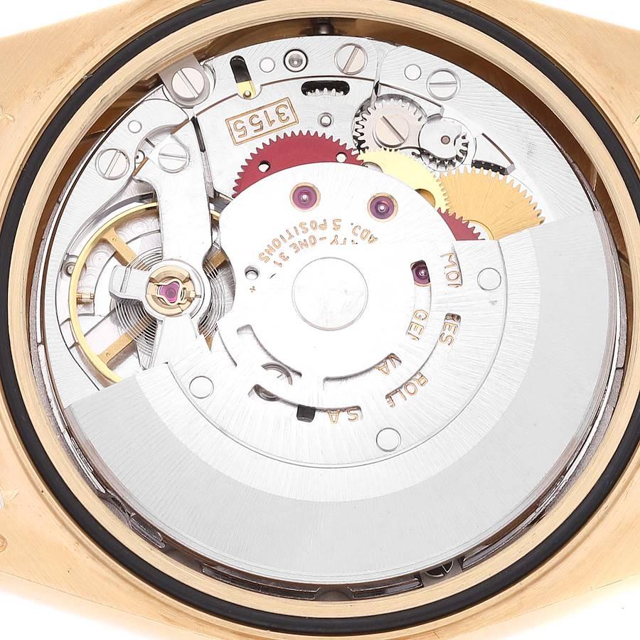 Rolex President Day-Date Yellow Gold Diamond Mens Watch 18238 For Sale ...