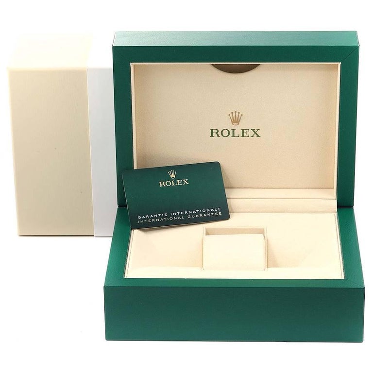 Rolex President Day-Date 40 Green Dial White Gold Watch 228239 Box Card ...