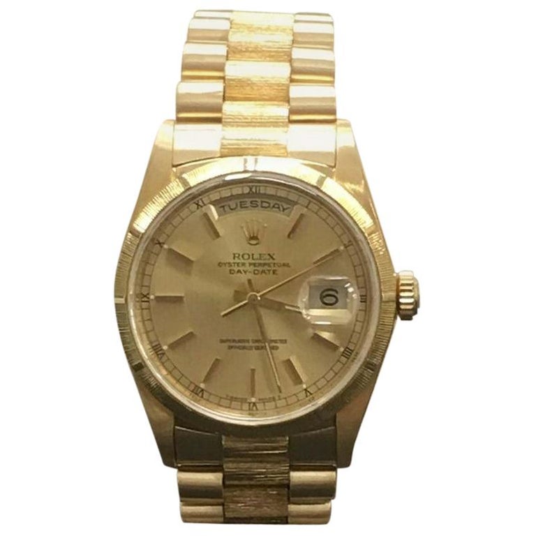 Rolex President Day Date Double Quick 18248 18 Karat Gold Box and ...