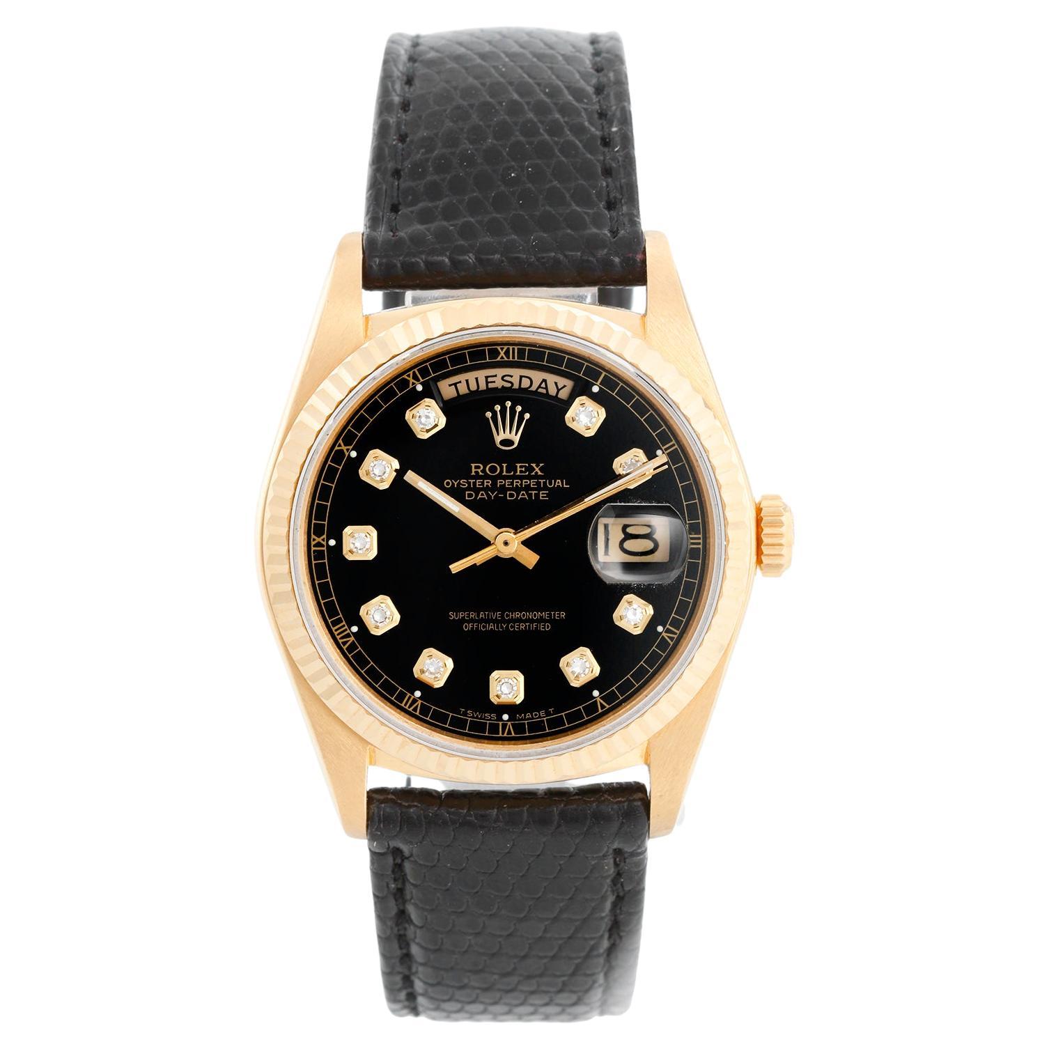 Men's Rose Gold Rolex President Day-Date Watch 118205 at 1stDibs