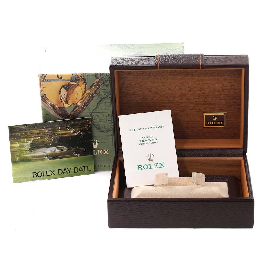 Rolex President Day-Date Yellow Gold Champagne Dial Mens Watch 18038 ...