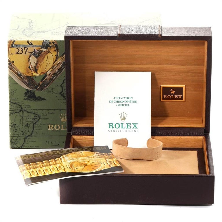 Rolex President Day-Date Yellow Gold Men's Watch 18038 Box Papers For ...