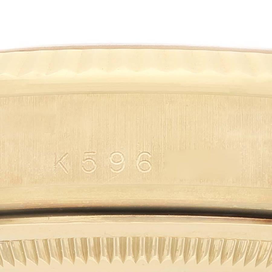 Rolex President Day Date Yellow Gold Myriad Dial Diamond Lugs Watch ...