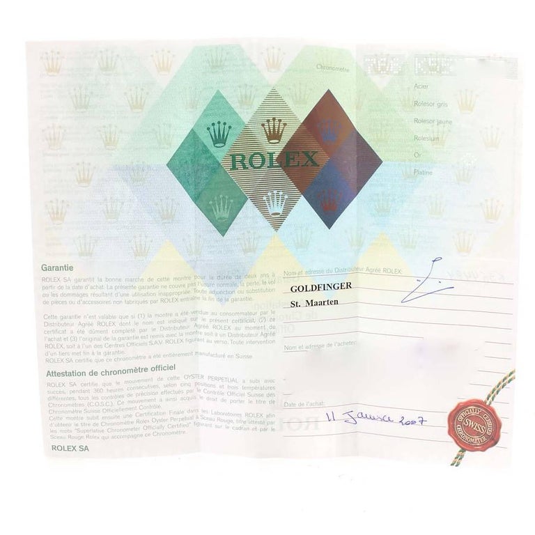 Rolex President Ladies 18k Yellow Gold MOP Diamond Watch 179138 Box ...