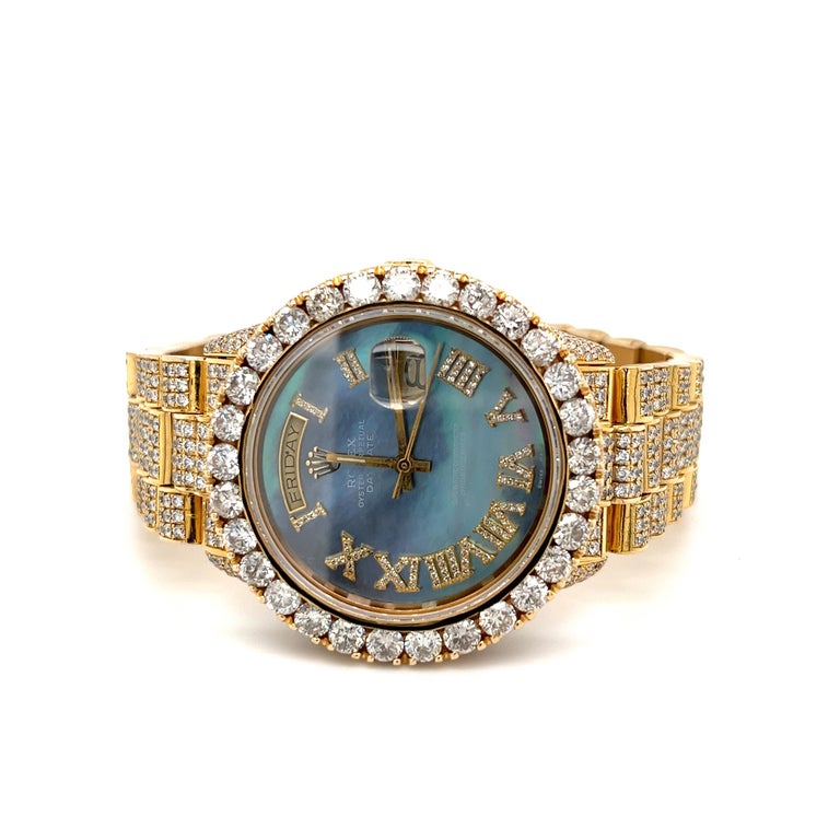 Rolex Presidential Day Date MOP Dial with 18k Gold Diamond Bezel and ...