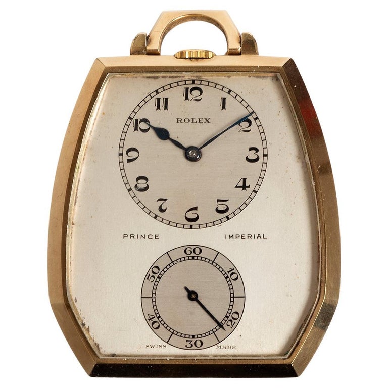 Rolex Prince Imperial 1645 Pocket Watch, Art Deco Style, Circa 1954 at ...