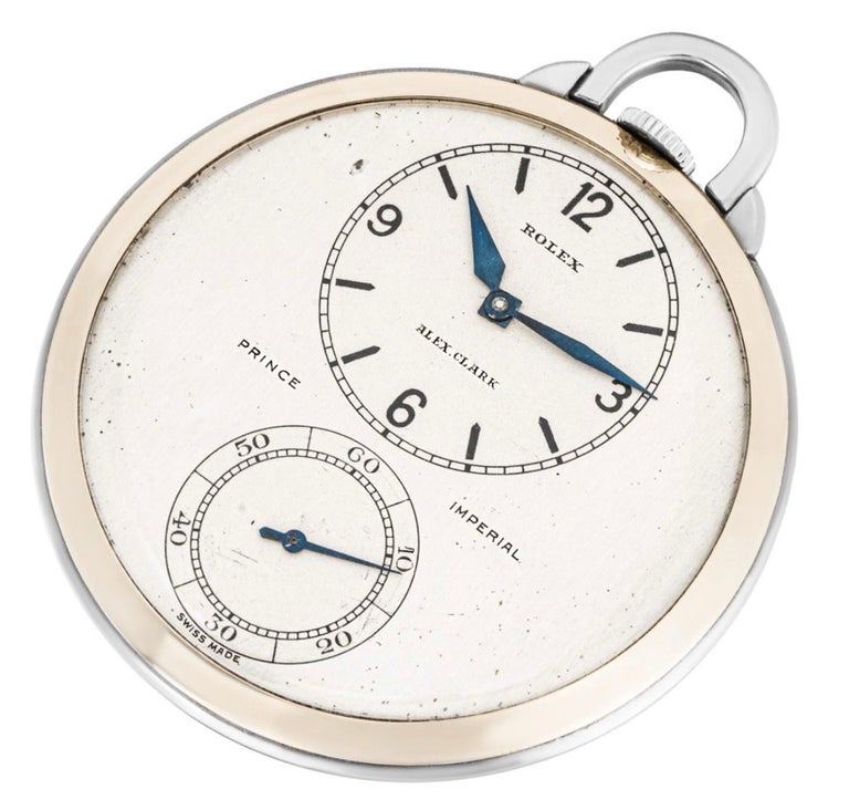 Rolex Prince Imperial Observatory Quality Bi-Colour Gold Dress Pocket ...