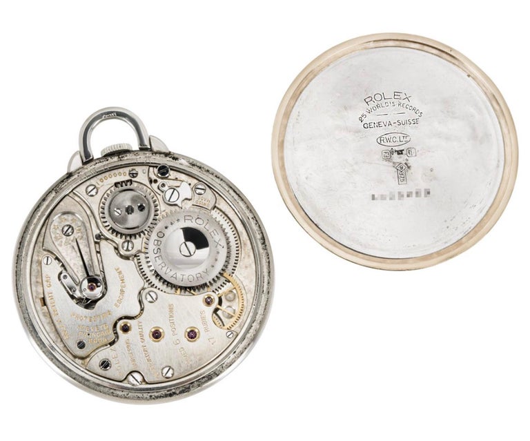 Rolex Prince Imperial Observatory Quality Bi-Colour Gold Dress Pocket ...