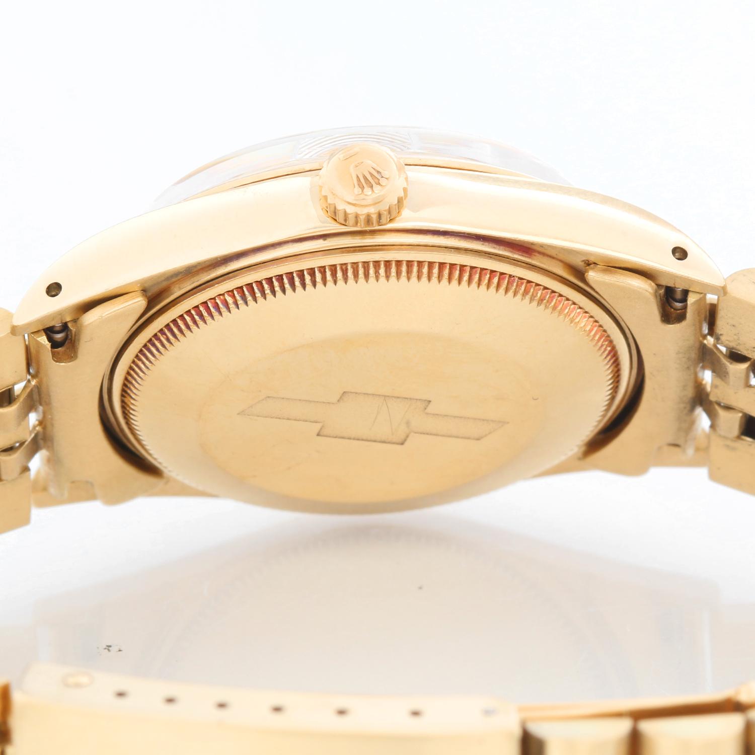 Rolex Rare 1980s 14 Karat Gold Date Men's Watch Quickset 15007 at ...