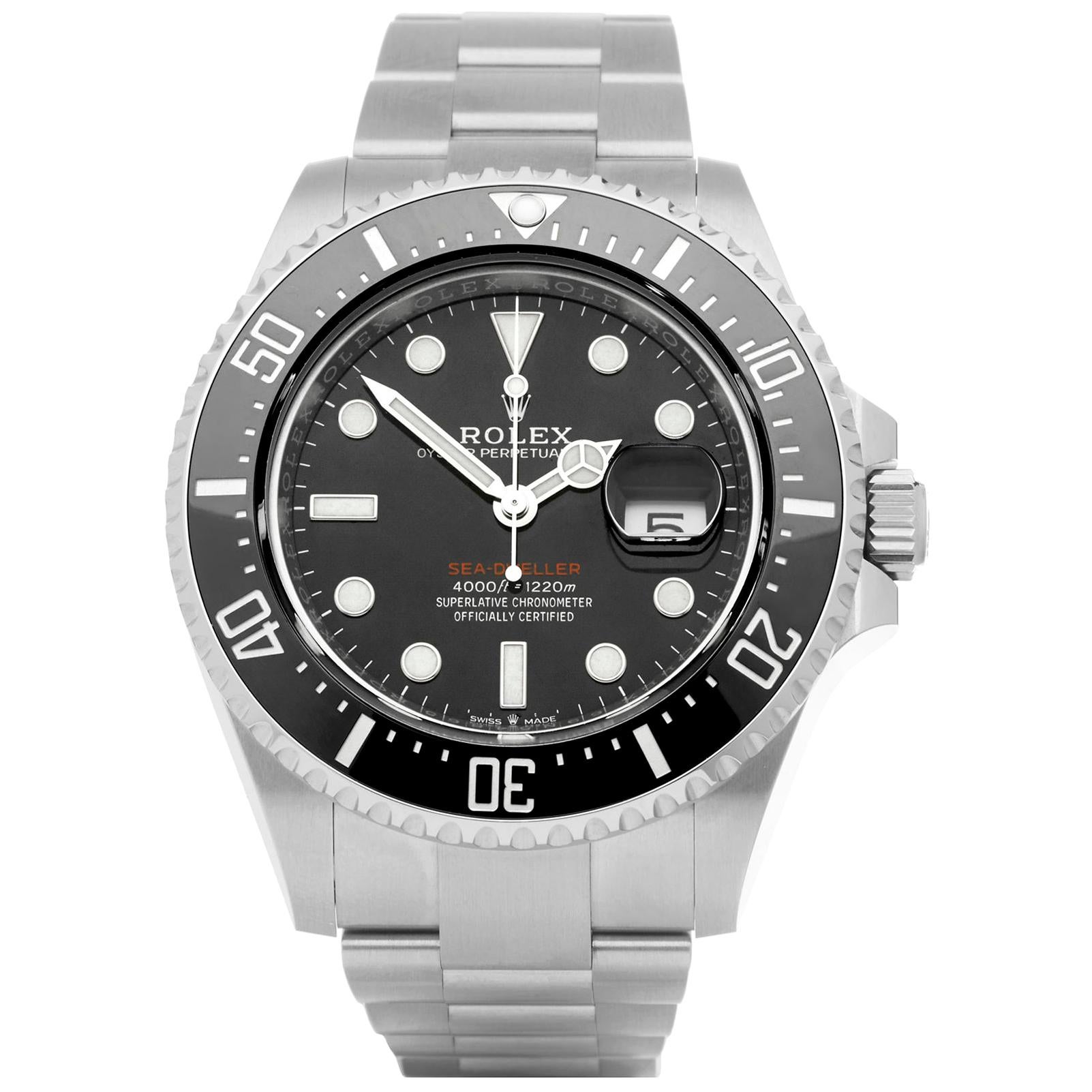 Rolex Sea-Dweller 50th Anniversary Red Writing Stainless Steel 126600 ...