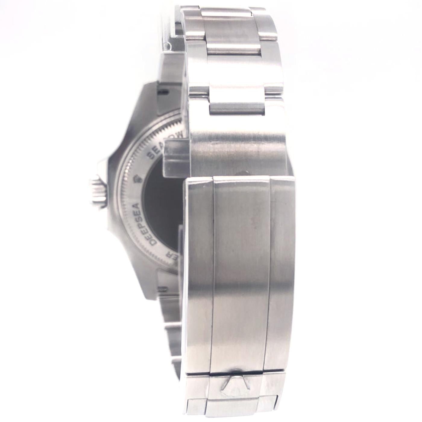 Rolex Sea-Dweller Deepsea 44mm Automatic Black Dial Steel Men's Watch ...