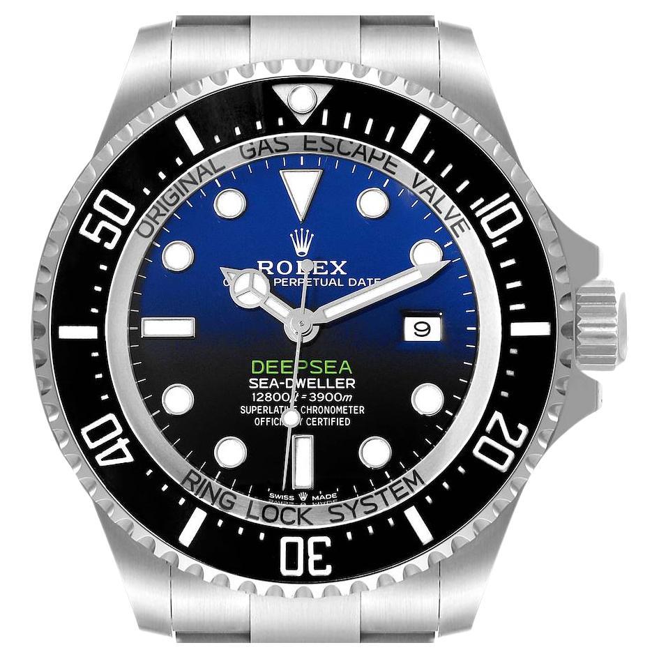 Rolex Deepsea Blue Dial Automatic Men's Stainless Steel Oyster Watch ...