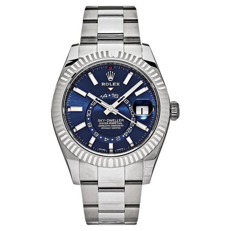 Rolex Sky-Dweller Stainless Steel Blue Dial 326934, '2022' For Sale at ...