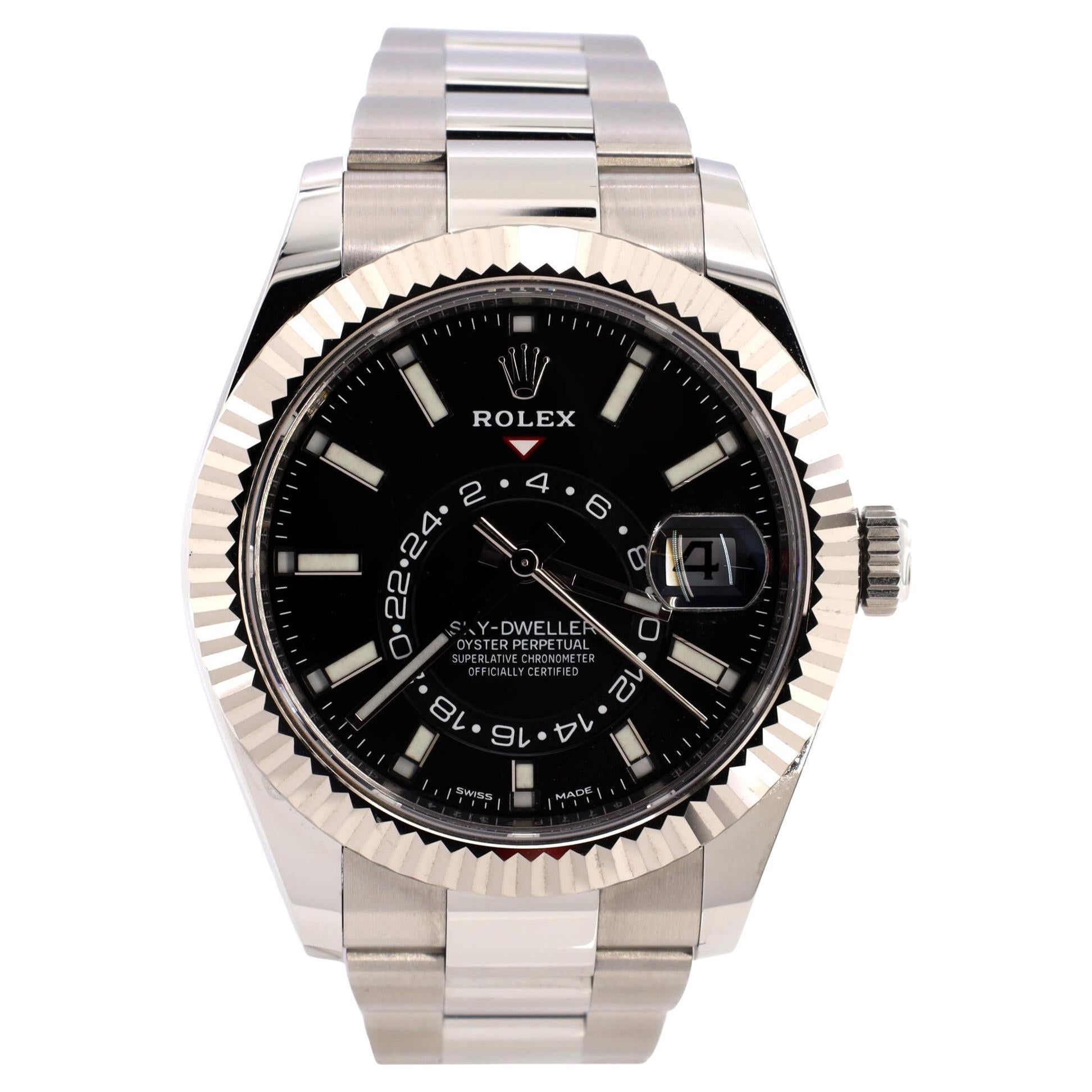 Rolex Sky-Dweller Oyster Perpetual Chronometer Automatic Watch ...
