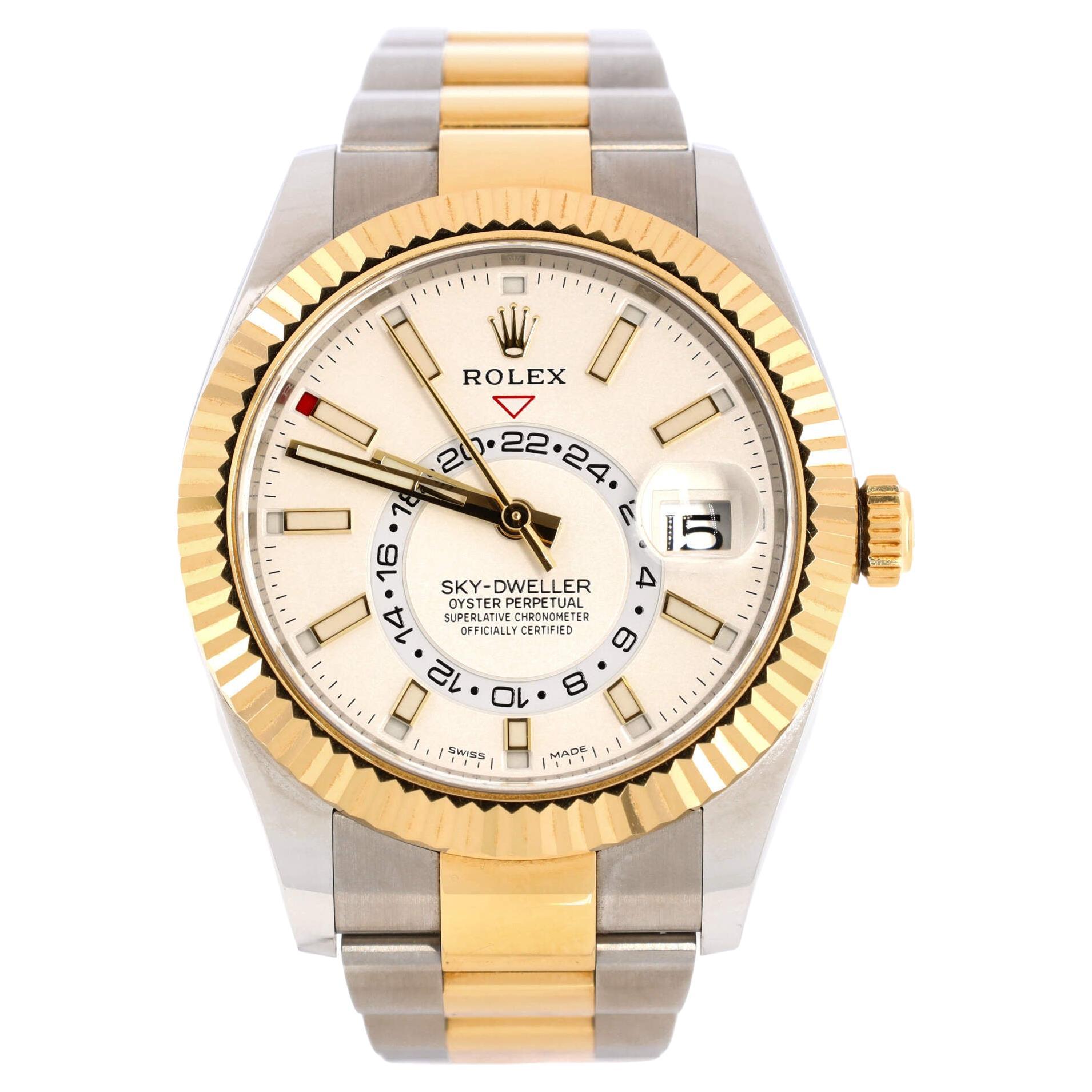 Rolex Sky-Dweller Oyster Perpetual Chronometer Automatic Watch ...