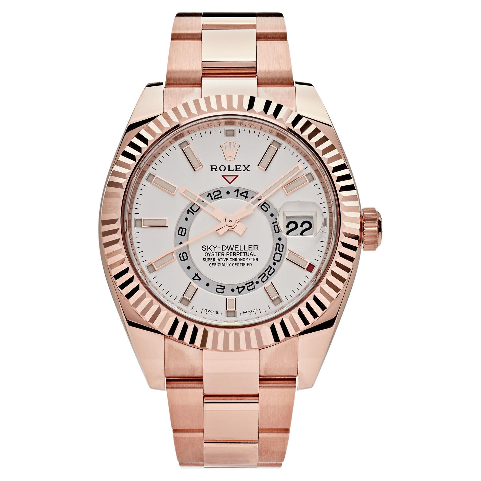 Rolex Sky-Dweller Rose Dial 326935 For Sale at 1stDibs