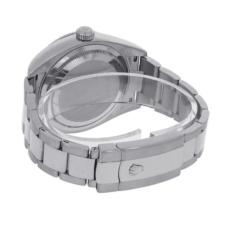 Rolex Sky-Dweller Stainless-Steel Blue Dual Time Zone Watch 326934 at ...