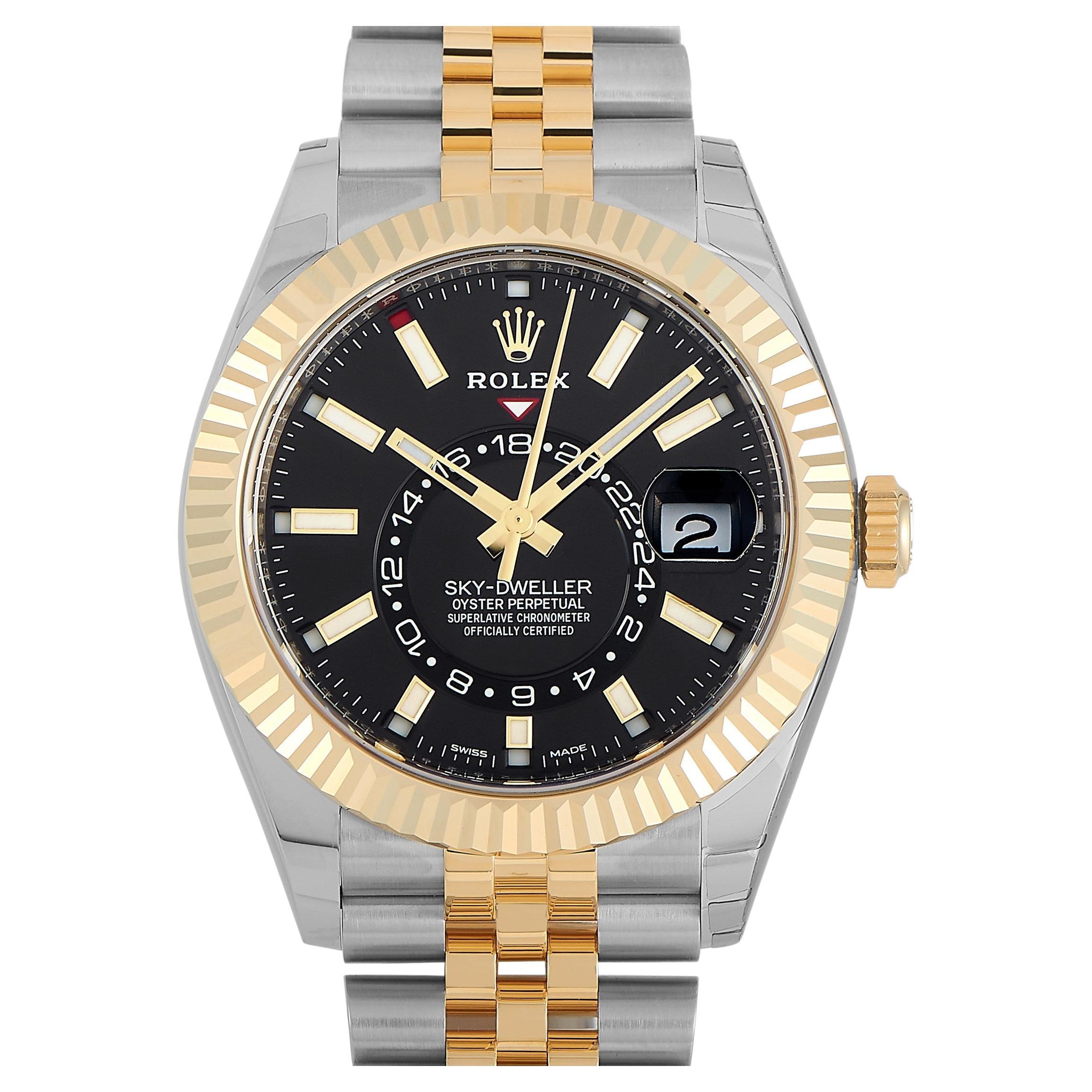 Rolex 326139 Sky-Dweller Black Dial Watch at 1stDibs | 326139 rolex