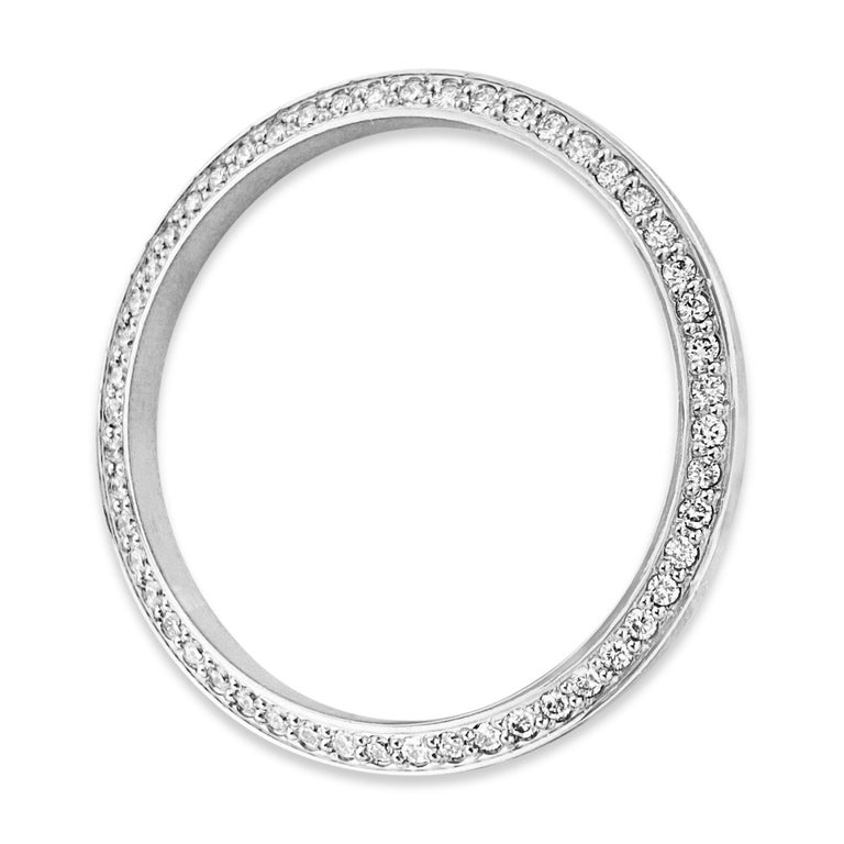 Rolex Stainless Steel 1.00 Carat VVS Diamond Bezel For Sale at 1stDibs