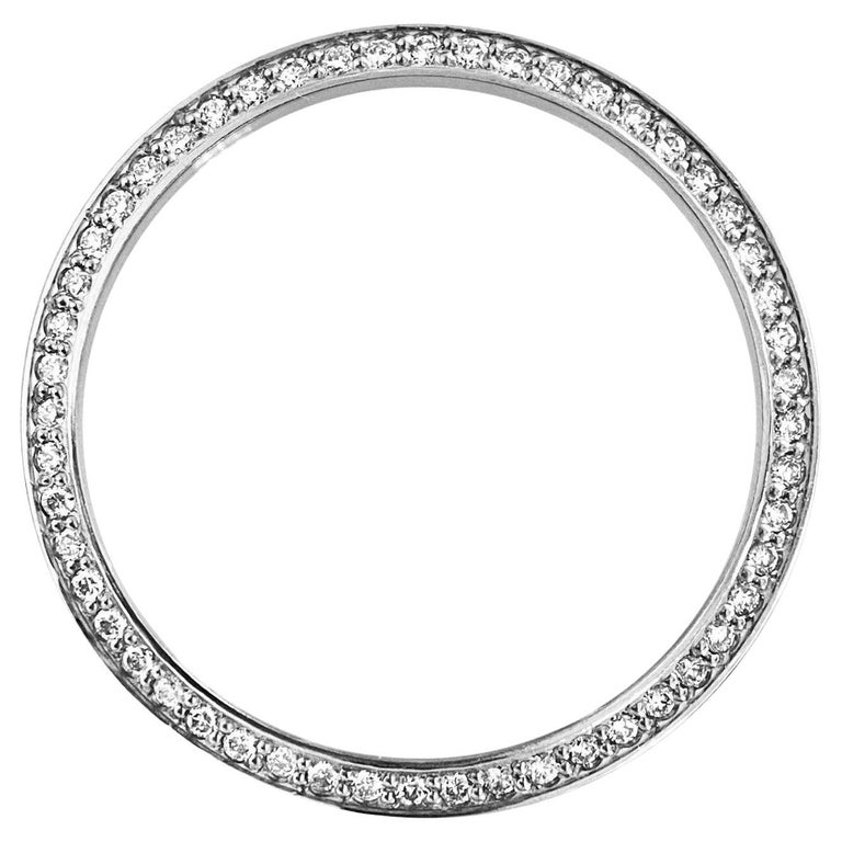 Rolex Stainless Steel 1.00ct VVS Diamond Bezel For Sale at 1stDibs