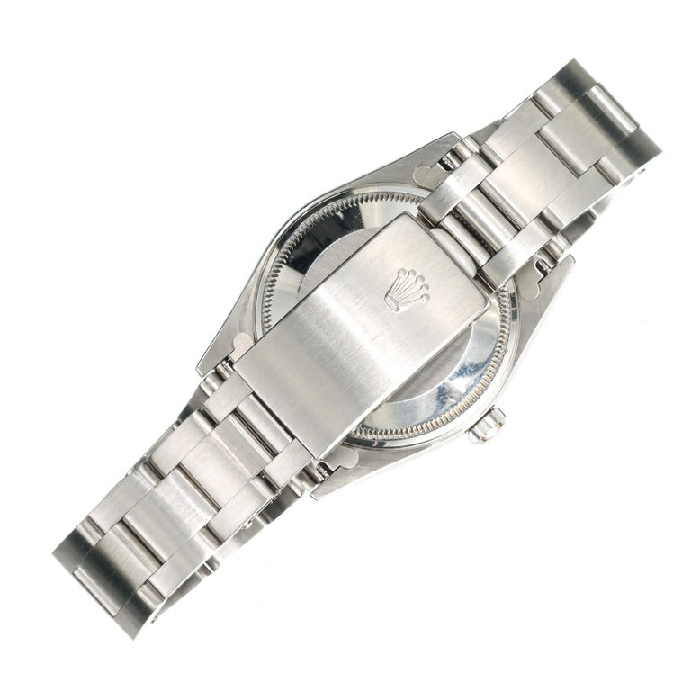 Rolex Stainless Steel Air King Mens Wristwatch For Sale at 1stDibs
