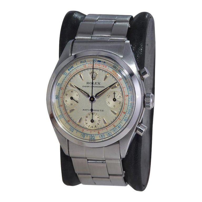 Rolex Stainless Steel Chronograph Reference 6234 with Original Bracelet ...