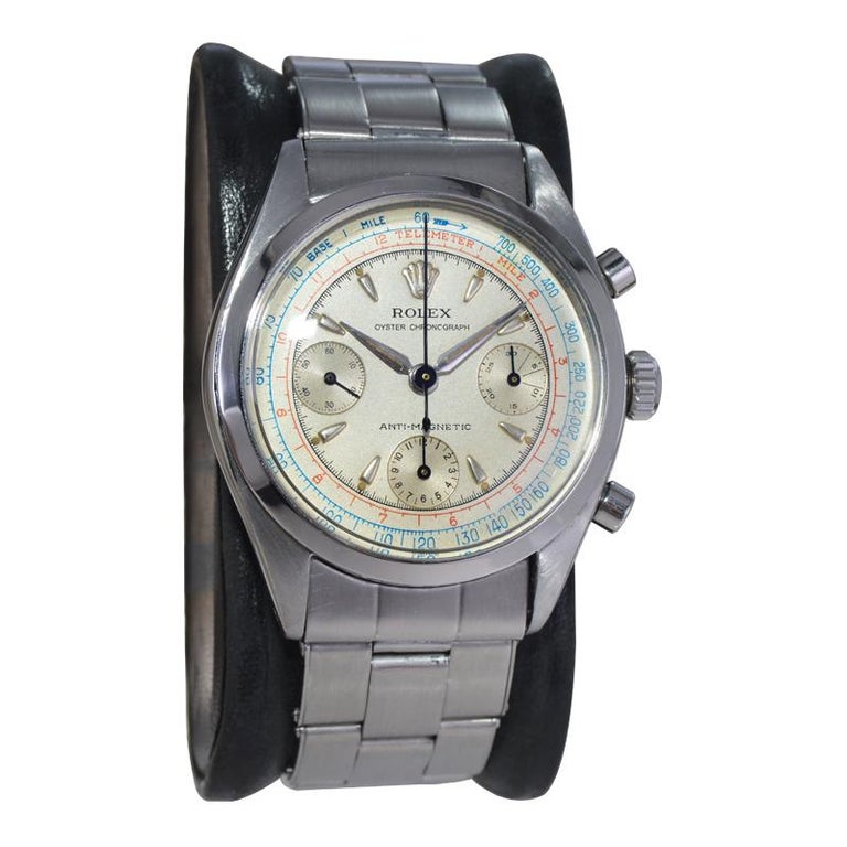 Rolex Stainless Steel Chronograph Reference 6234 with Original Bracelet ...
