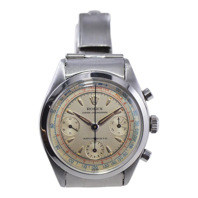 Rolex Stainless Steel Chronograph Reference 6234 with Original Bracelet ...