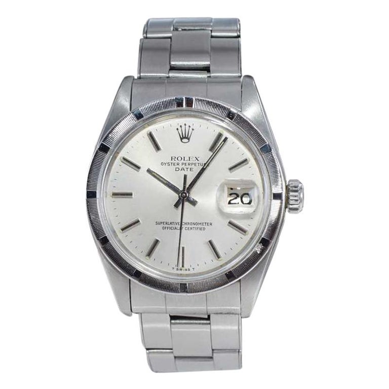 Rolex Stainless Steel Classic Date Model Ref. 1501 Dated 1972-1973 at ...