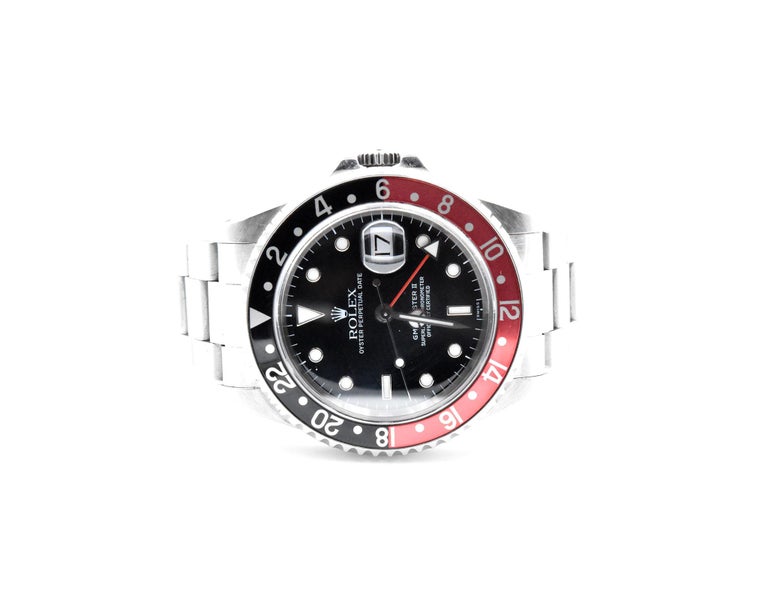 Rolex Stainless Steel GMT Master II Coke Bezel Ref 16710 at 1stDibs ...