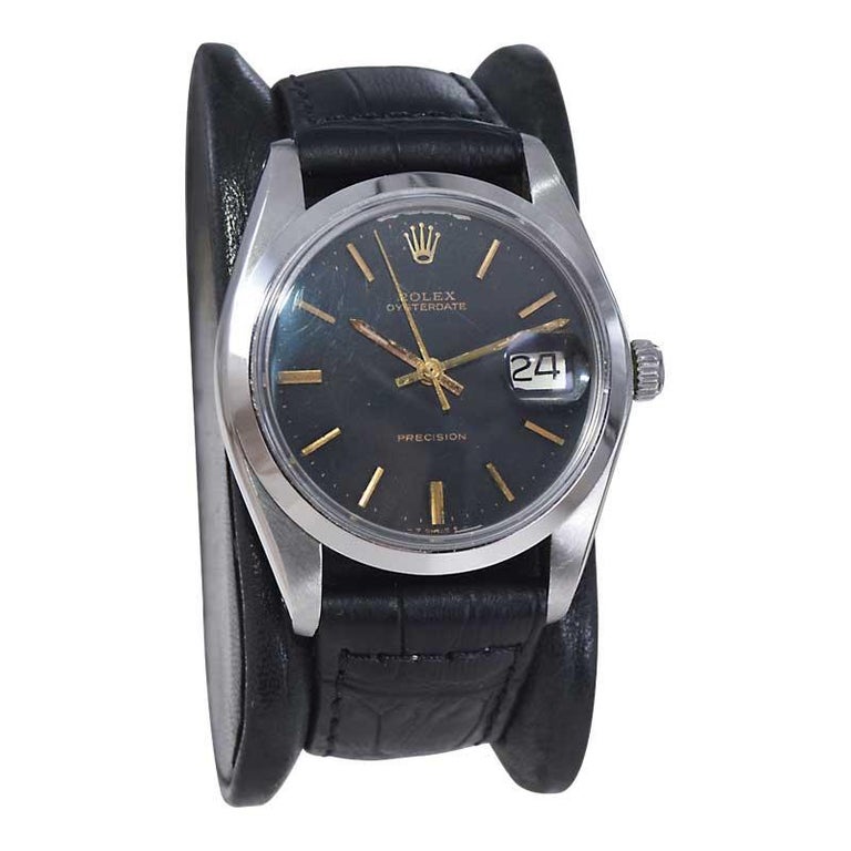 Rolex Stainless Steel Oyster Date with Original Dial from Early 1980's ...